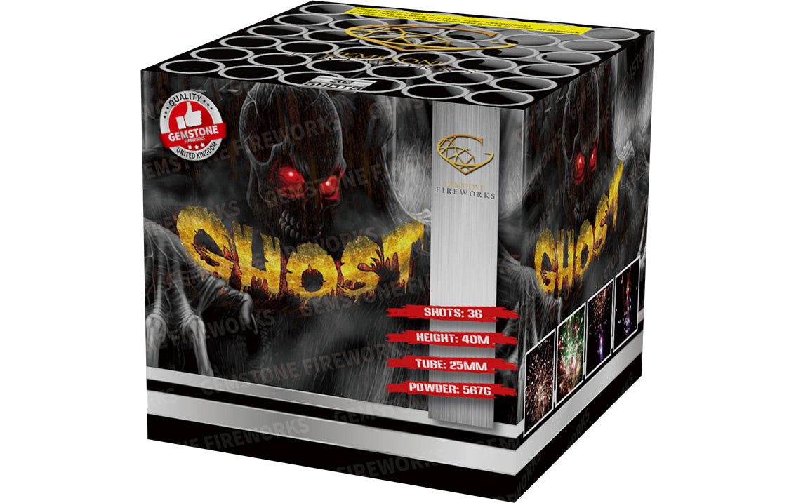 Gemstone Shot - Ghost 36 Shot – All Year Fireworks